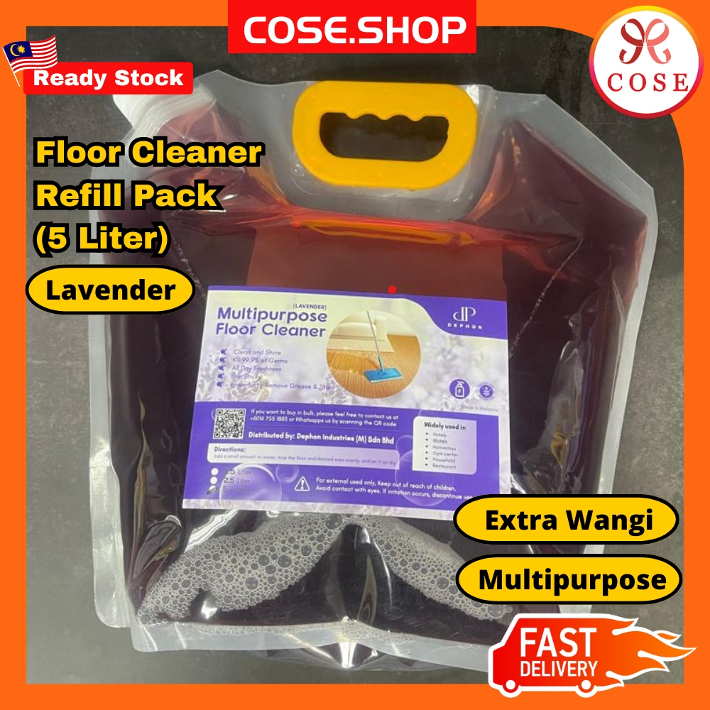 COSE 5L Serai Wangi Floor Cleaner Multipurpose Cleaner Insect Repellent ...