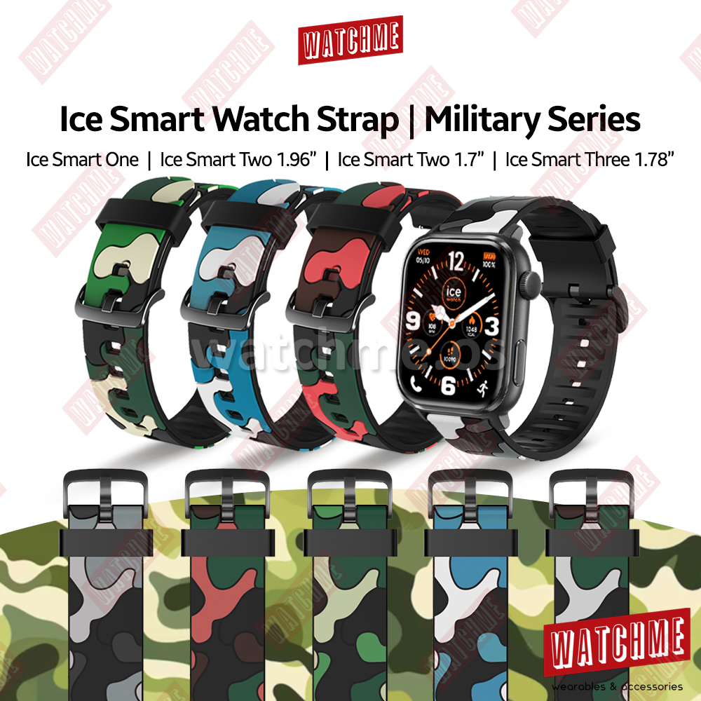 Ice Smart Watch Strap, Military Series 22mm 20mm, Stainless Steel ...