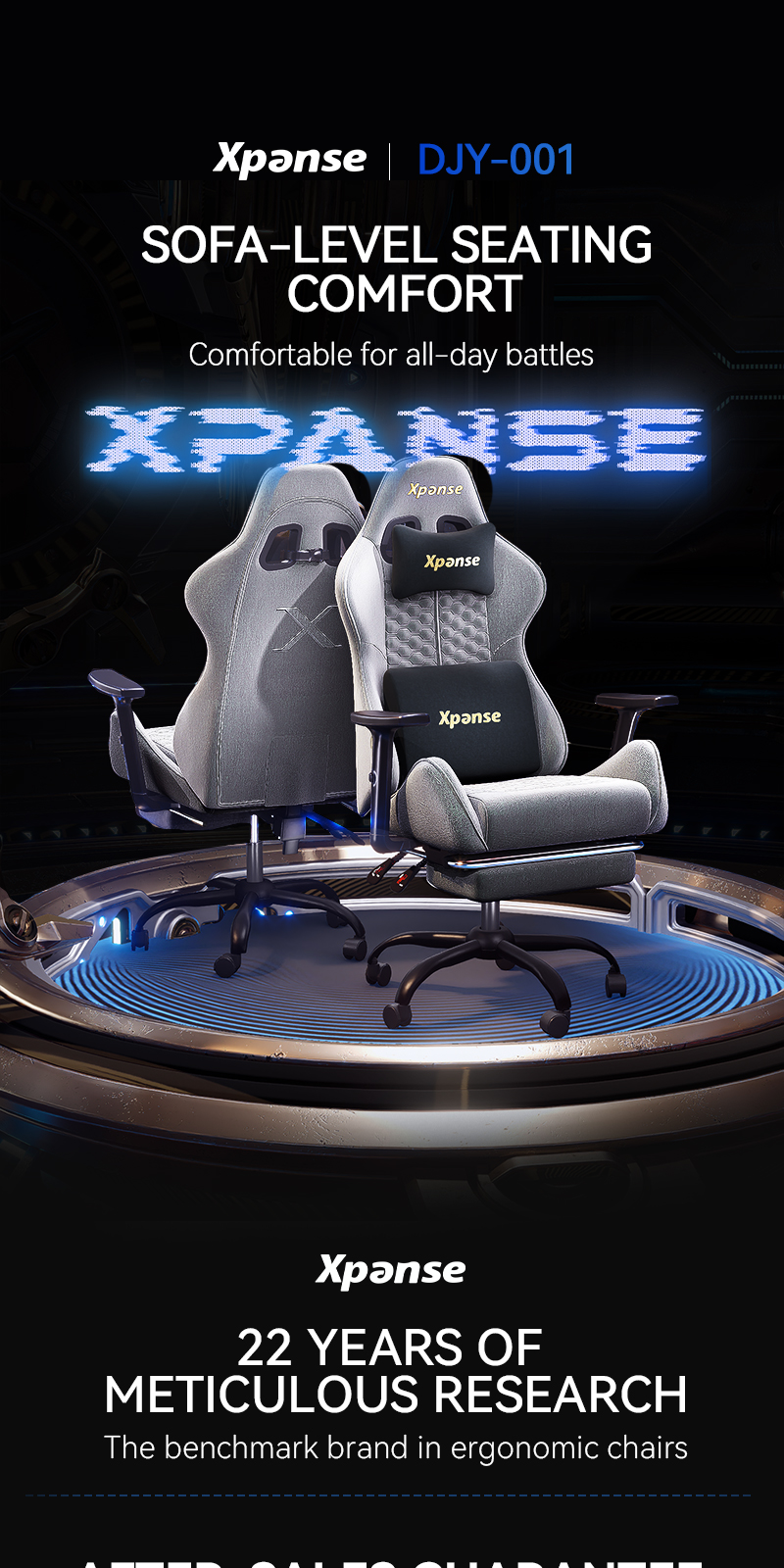 Xpanse Xcelon Gaming Chair Kerusi Office Ergonomic Computer Chair With ...