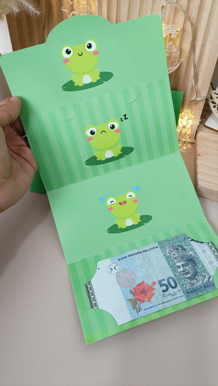 Sampul Raya Lipat 3 Premium Glossy Laminate - 6 Cute Designs ...