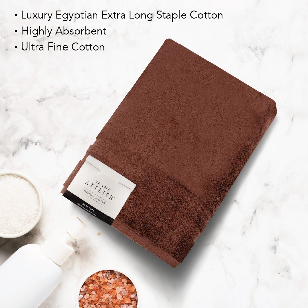 (1pc Hand Towel) 100% Egyptian Long Staple Cotton Towel 45cm x 65cm ...