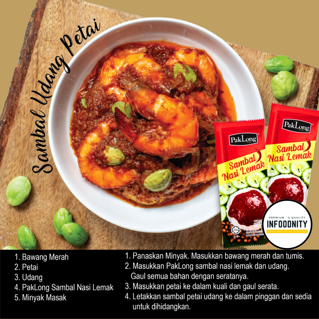 Sambal Nasi Lemak Sambal Ready To Eat Halal Sambal Travel Pack Sambal ...