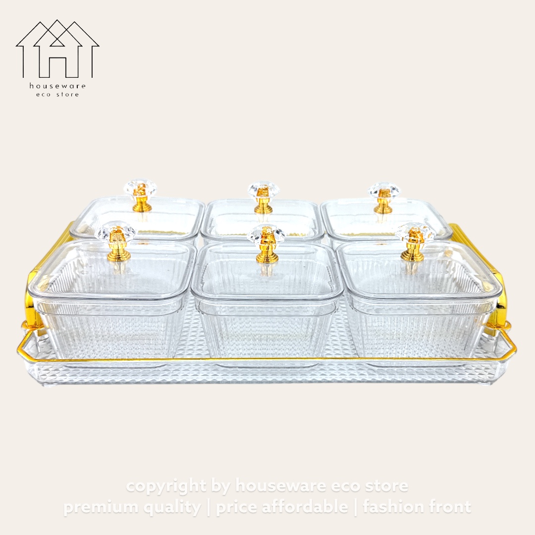 Luxury Bekas Kuih Raya Balang Kuih Raya Condiment Container Set Candy ...