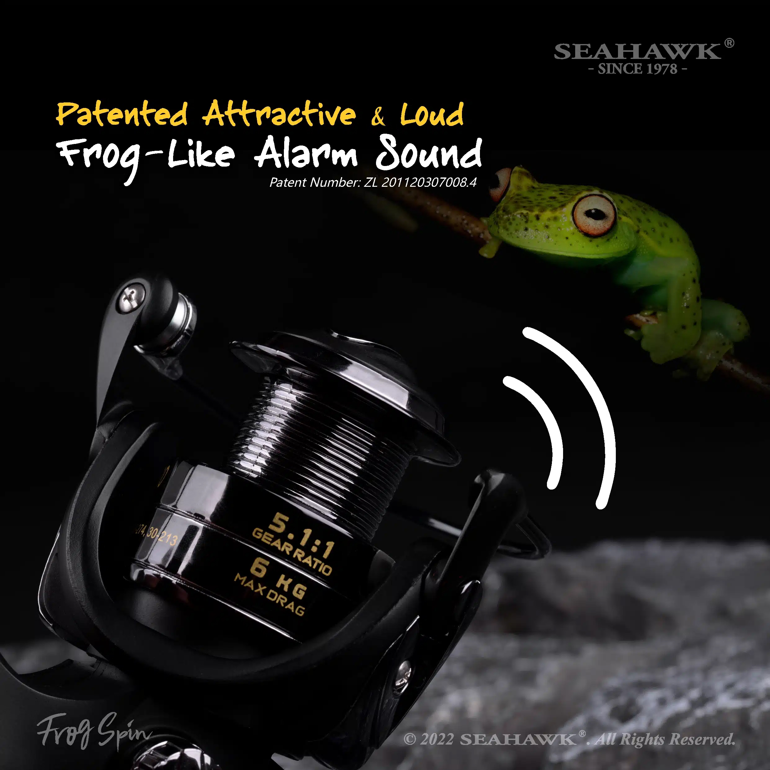 MESIN KATAK SEAHAWK FROG SPIN YEAR 2023 & YEAR 2024 FREE ALUMINIUM ...