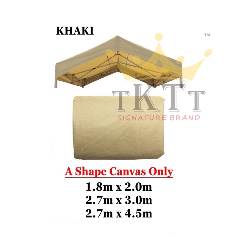 TKTT A Shape Canvas A Roof Canvas Replacement Kain Khemah A Viral A ...