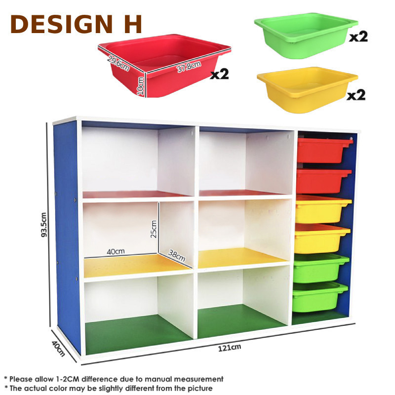 Kindergarten Cabinet Wooden Rack Storage toys Shoe Rack Bookshelf Rack ...