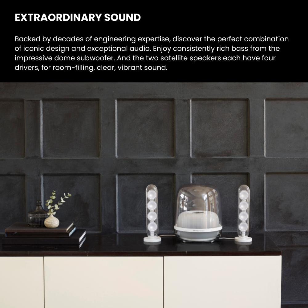 (MY Original) Harman Kardon SoundSticks 4 Iconic Wireless Bluetooth ...