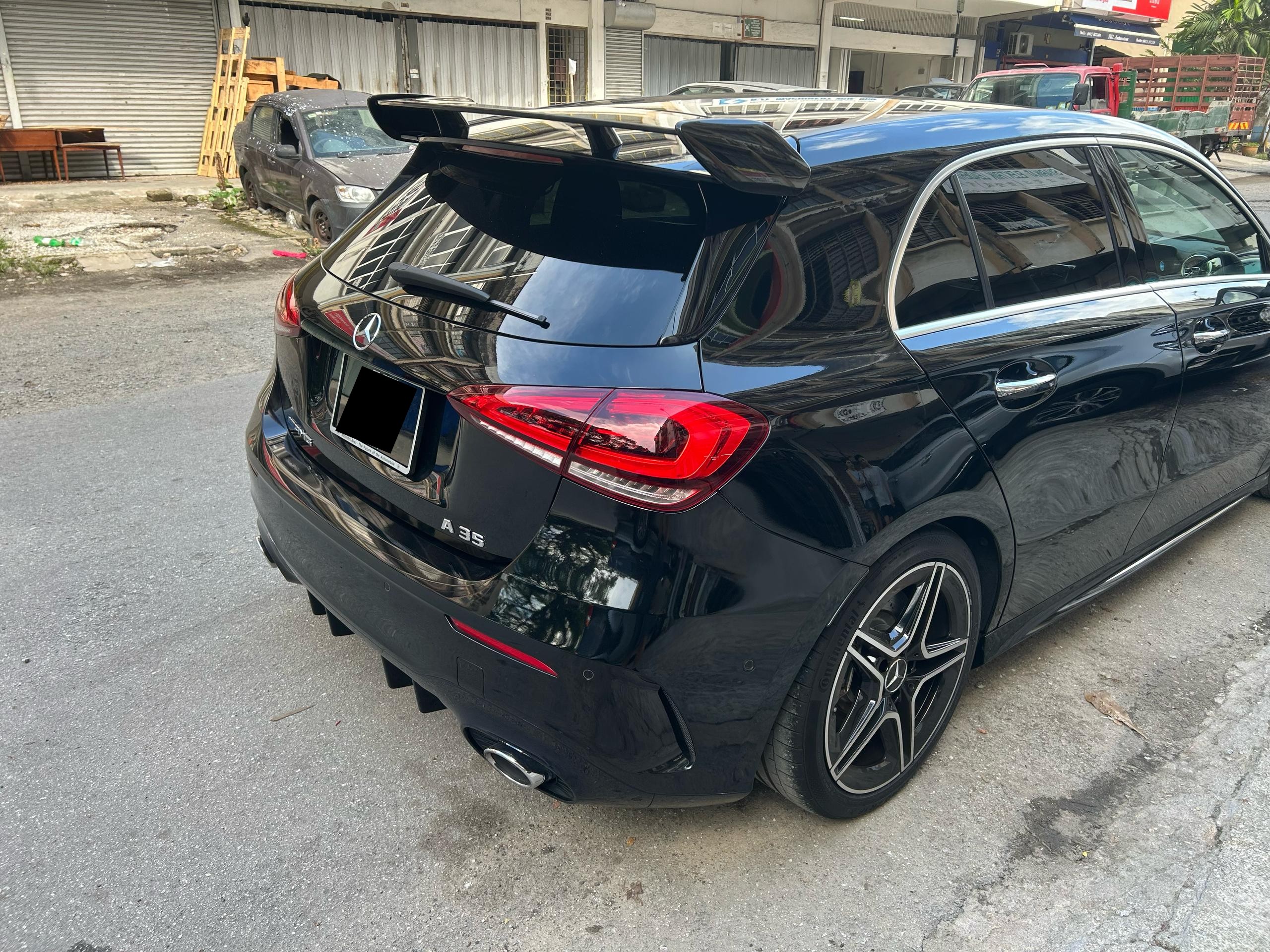 Mercedes Benz A45 A35 AMG Spoiler W177 Spoiler A180 A200 A250 Hatchback ...