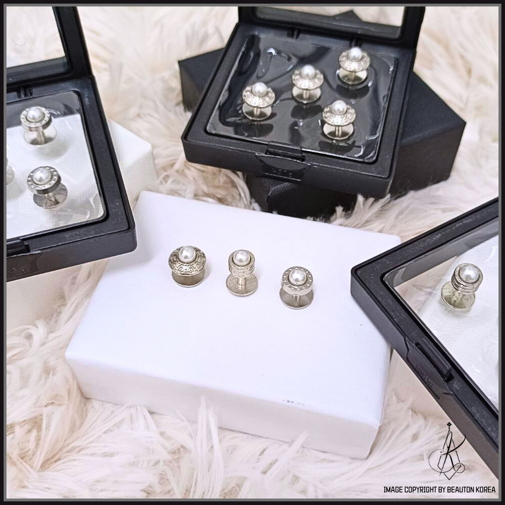 Butang Baju Melayu Set Pearl Mutiara Sabah Men Button Baju Nikah Kaftan ...