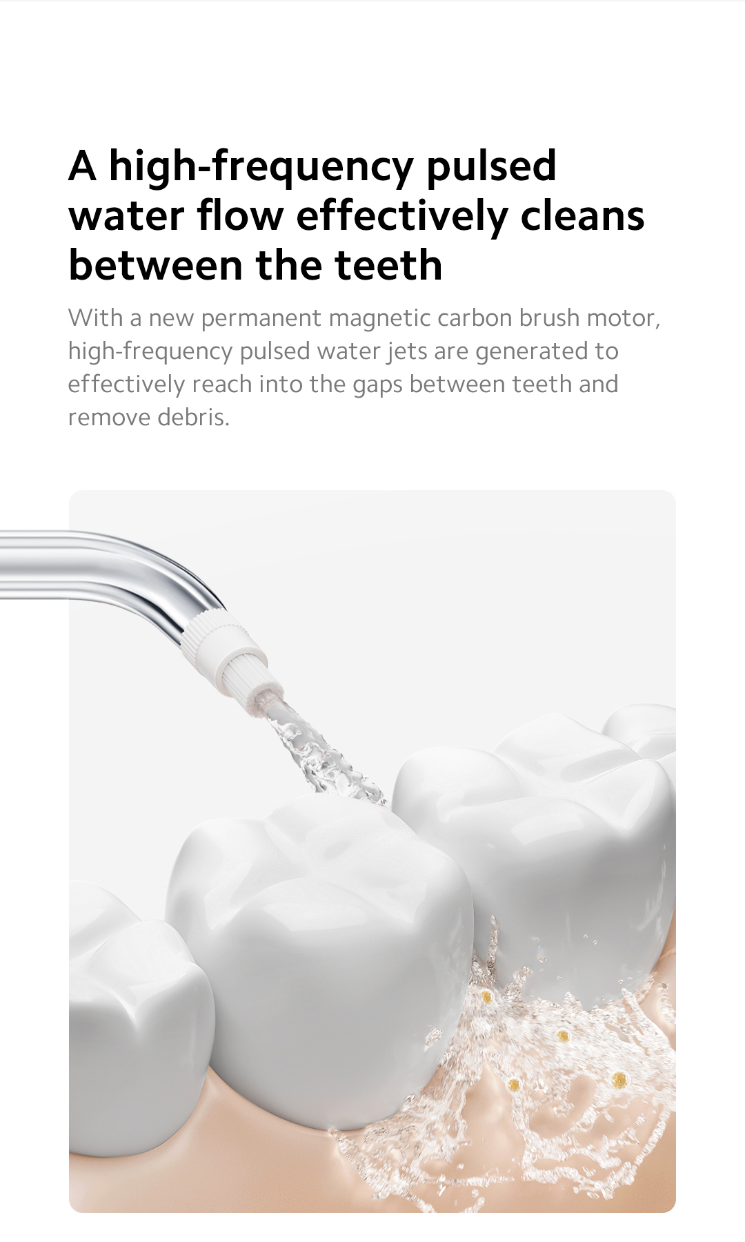 Xiaomi Water Flosser 2 200ml water tank/3 flossing modes/90-day long ...