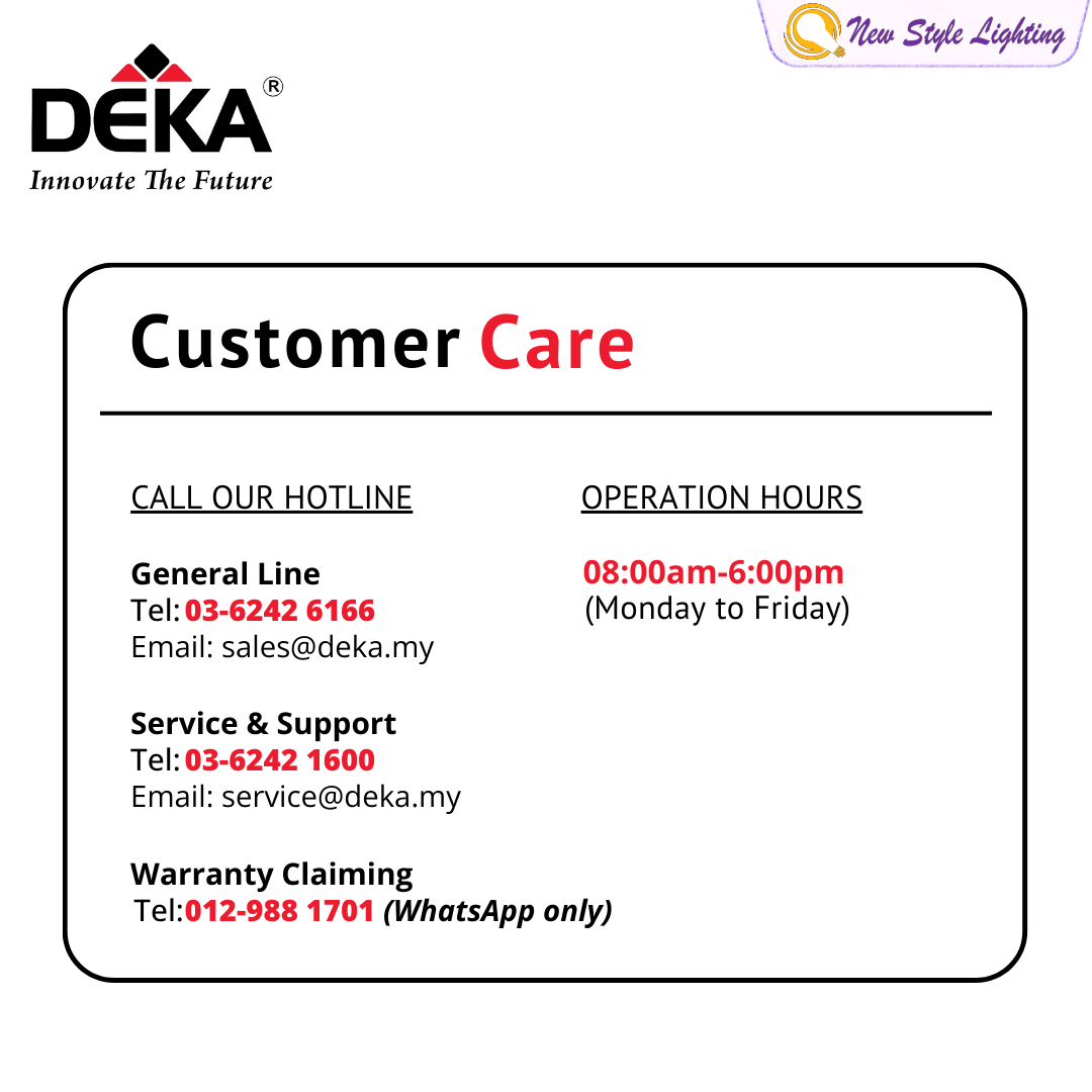 DEKA Wall Fan Kipas Dinding DWF108 DWF208R 16" SIRIM Copper Ball ...