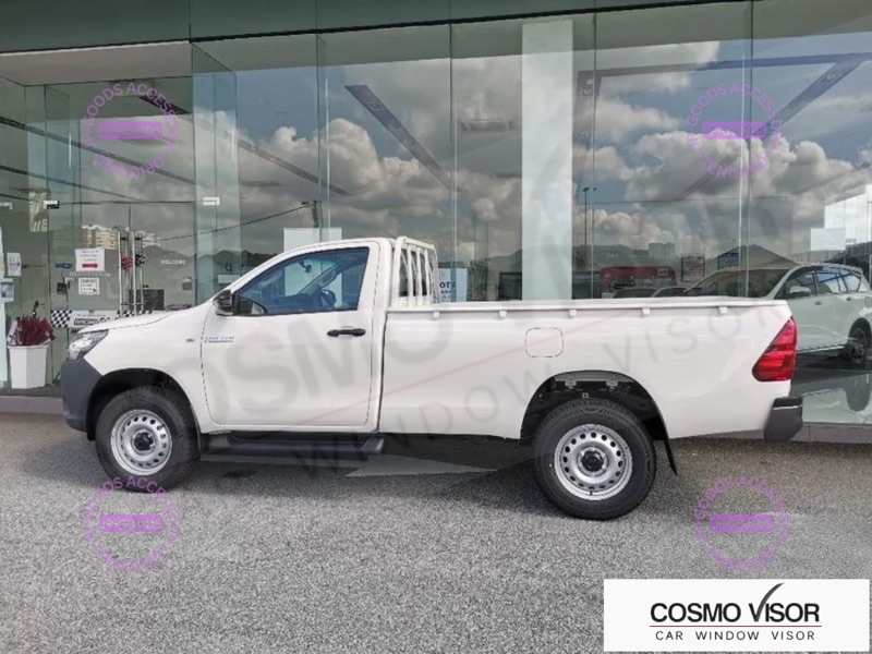 Toyota Hilux Revo (2 Door) Single Cab 2016-Above Door Visor / Window ...