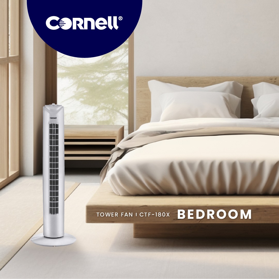 Cornell Kipas Berdiri CTF-180X Tower Floor Fan Slim Stand Fan | Shopee ...