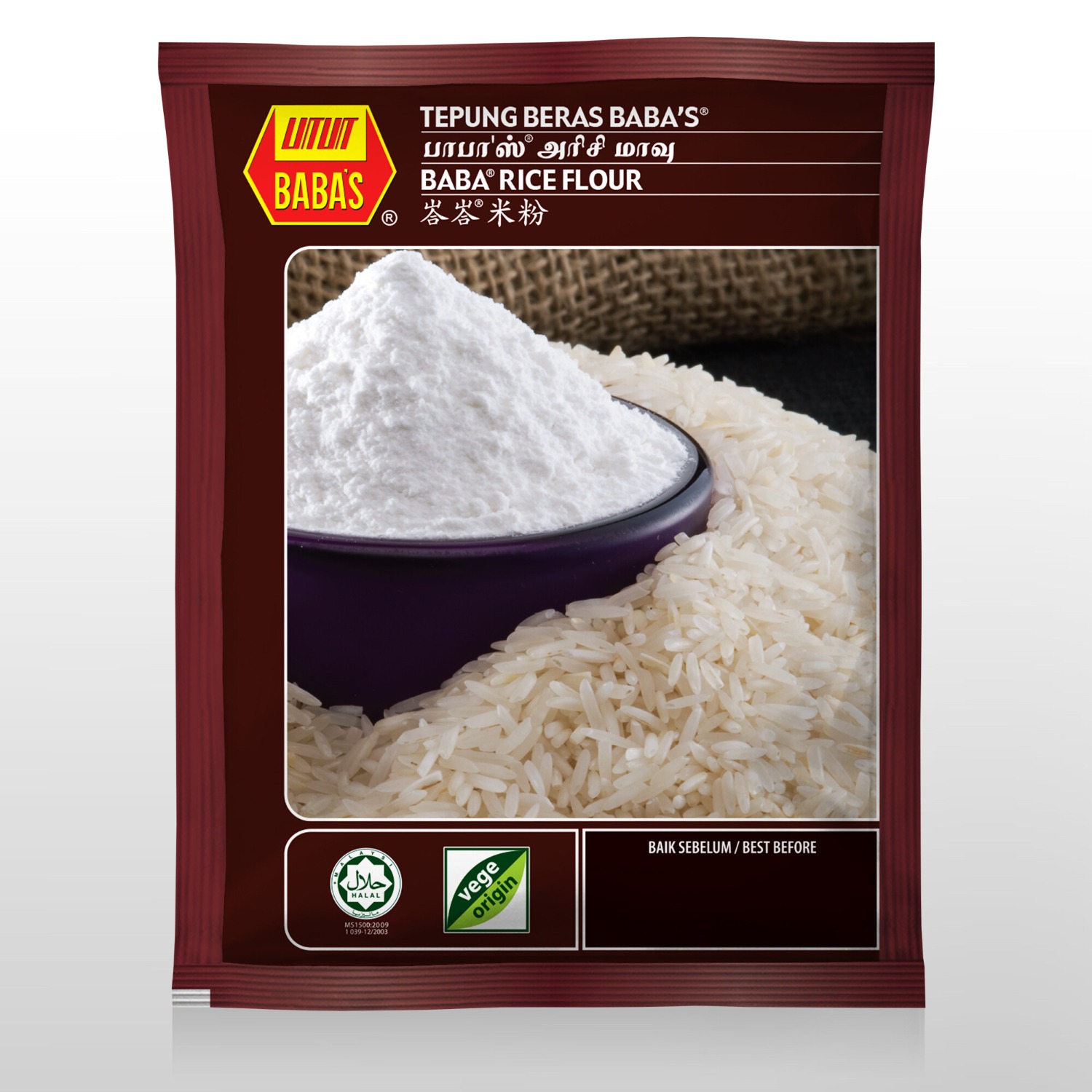BABA'S RICE FLOUR 500g [Exp: 25/07/2025) | Shopee Malaysia