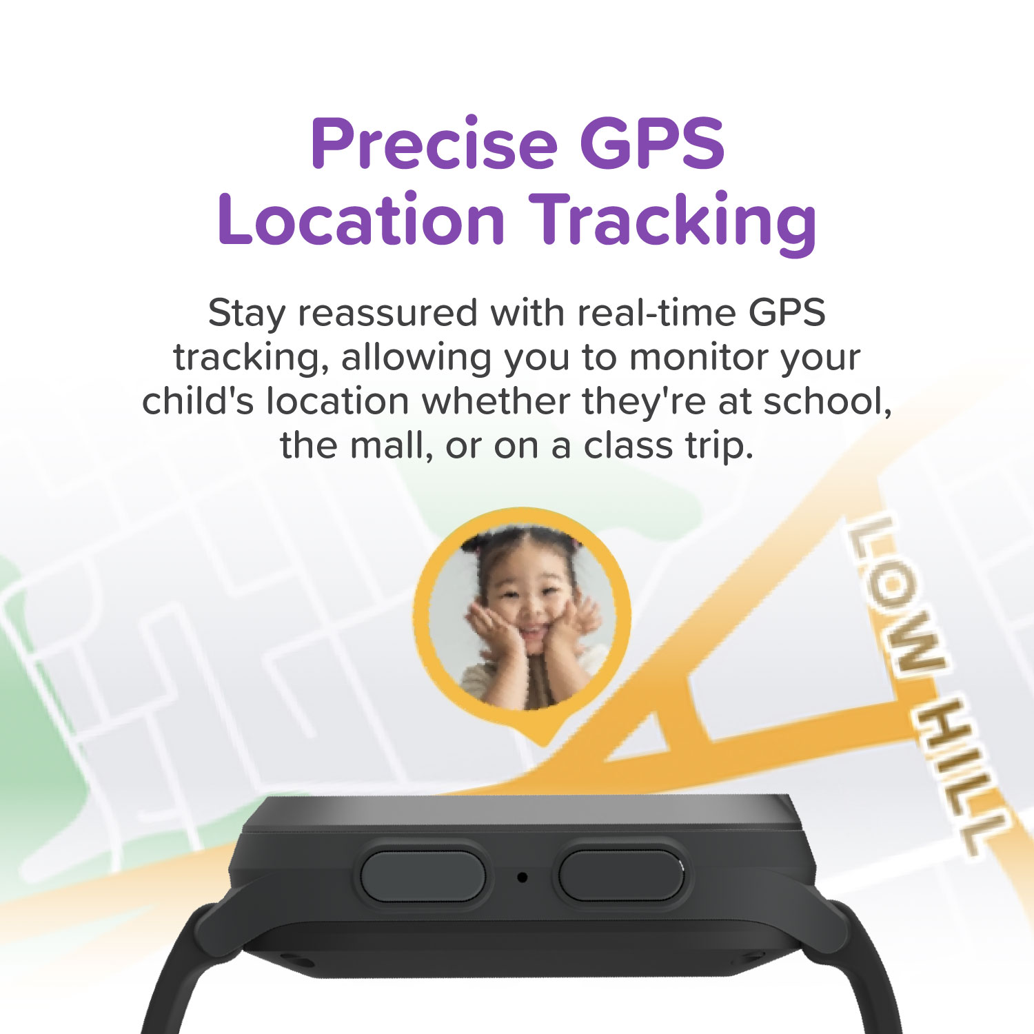 myFirst Fone S3c 4G Smartwatch Phone for Kids with Voice & Video Call GPS Tracking Class Mode ...