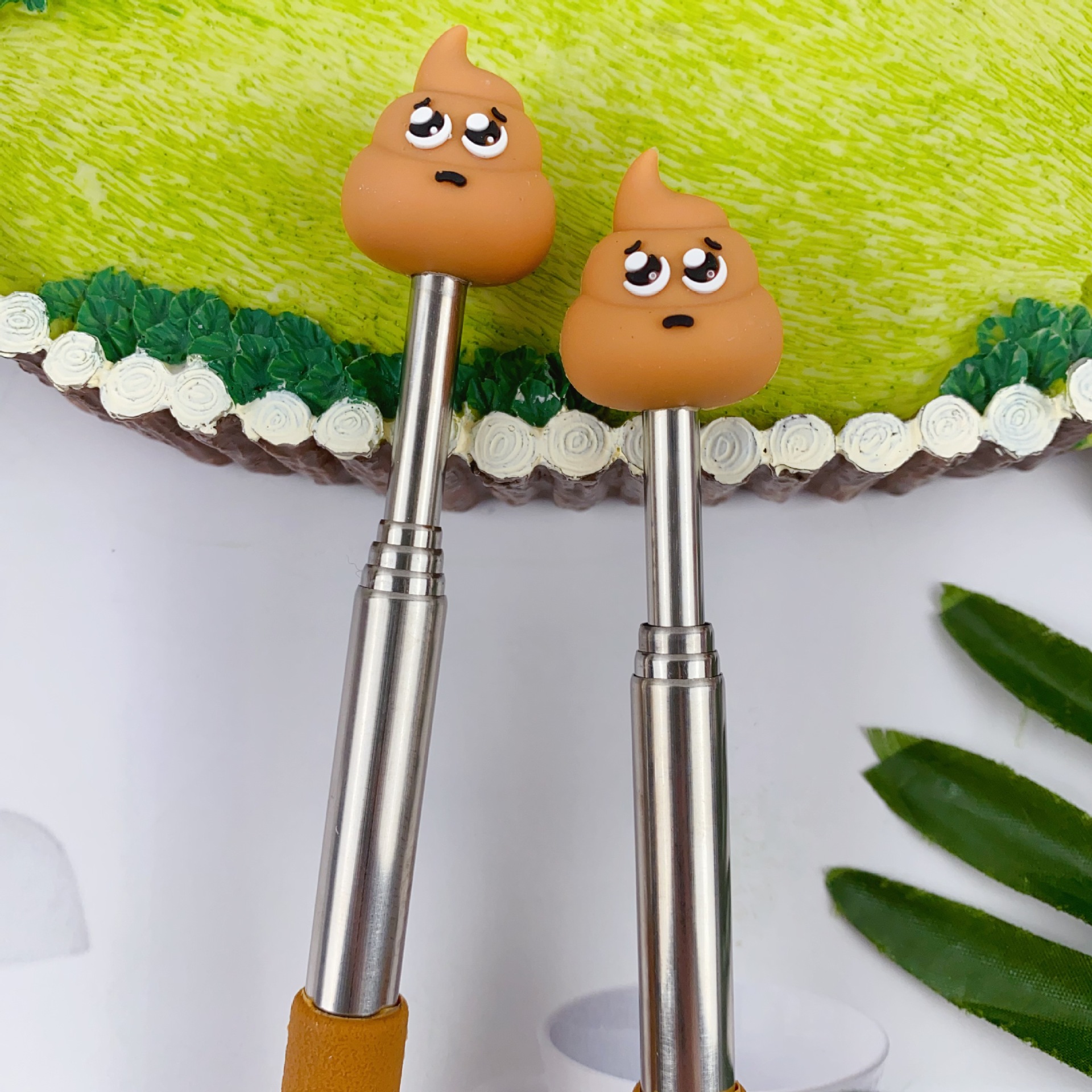 Creative Funny Poop Shape Retractable Telescopic Teacher Finger Pointer ...