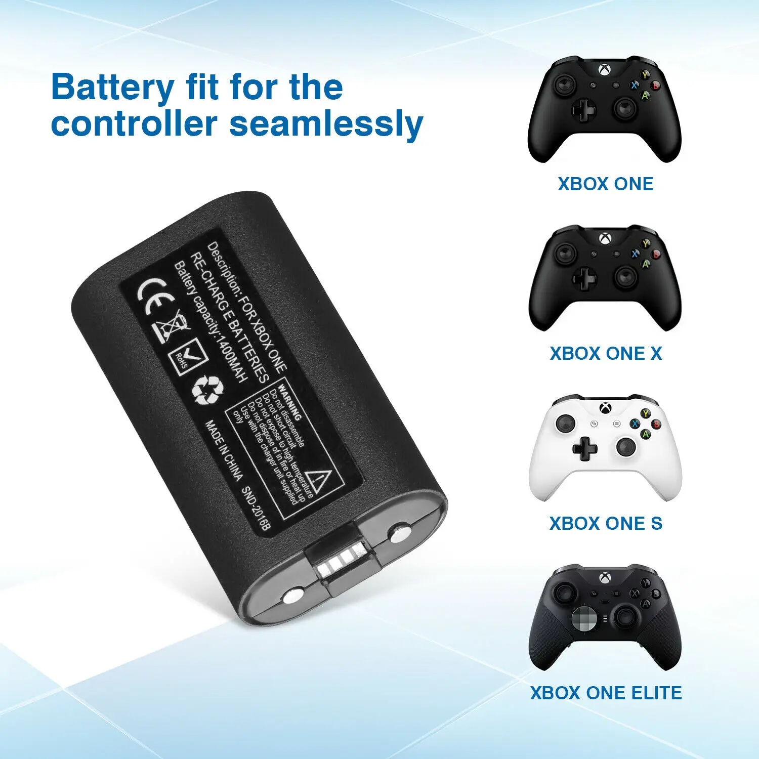 XBOX ONE Rechargeable Battery + USB-C Cable [Xbox series X/S] Battery ...