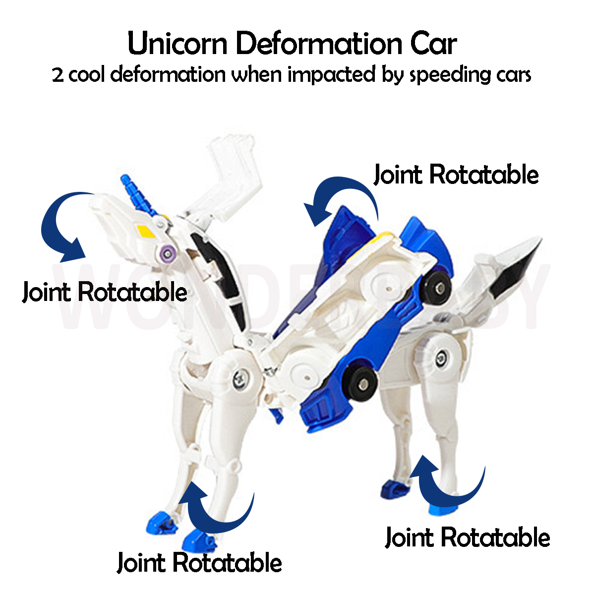 Deformed Magnetic Magic Flying Wing Pegasus Pony Unicorn Collision ...