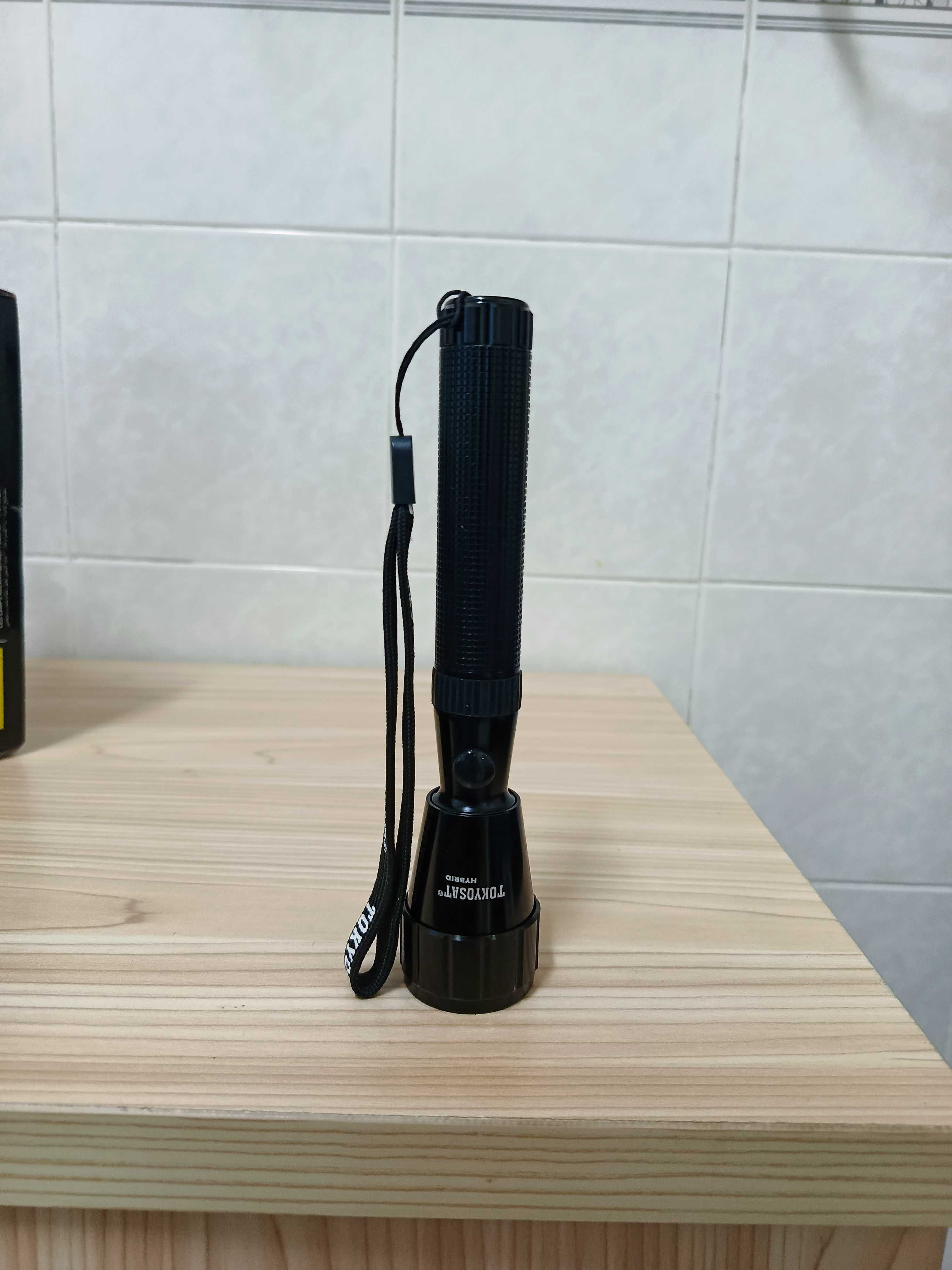 Tokyosat TS-9500 Hybrid Rechargeable LED FlashLight 8000mah Super power ...