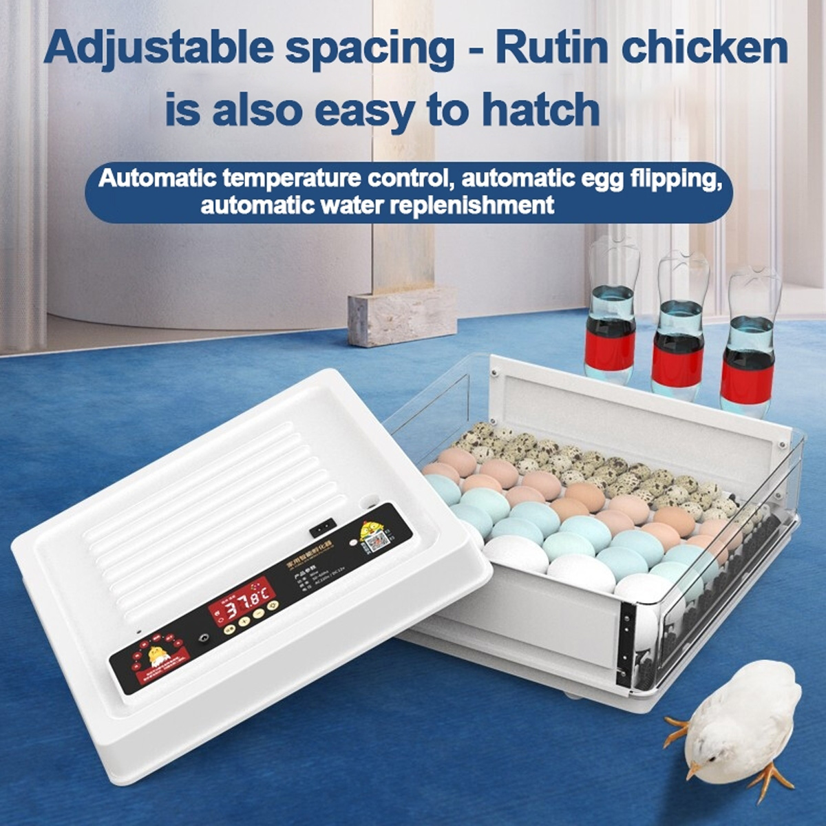 300 Incubator egg automatic Thermostat alat mesin penetas tempat ...