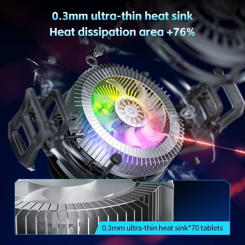 PLEXTONE Mobile Phone Cooler UF1 Heat Sink Ice Cooling Radiator Cooling ...