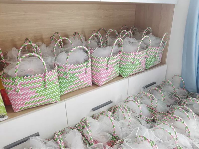 Bag Anyaman goodies bag hamper kuih raya event gift wedding bag craft ...