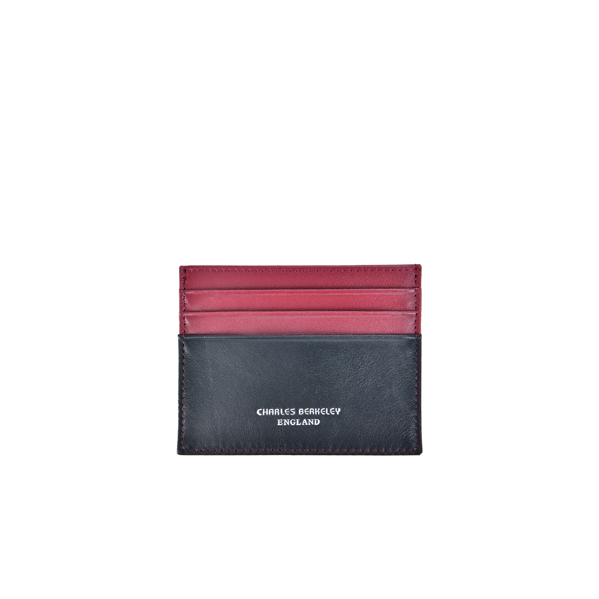 Charles Berkeley MASON Genuine Calf Leather Cardholder Slim Contrast ...