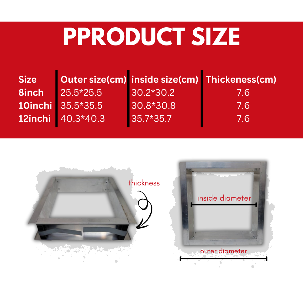 ALUMINIUM EXHAUST FAN FRAME 8” / 10” / 12” SQUARE | Shopee Malaysia