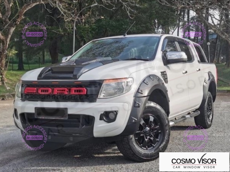 Ford Ranger (T6 / T7) 2012-2022 Door Visor / Window Vent Visor ...