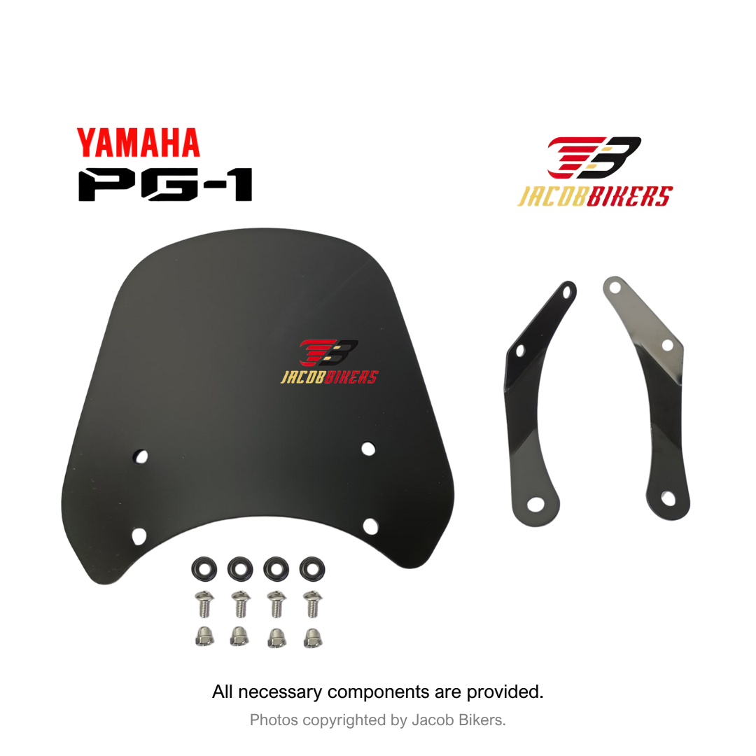 Yamaha PG-1 PG1 PG 1 Visor Windshield Black Clear Accessories | Shopee ...