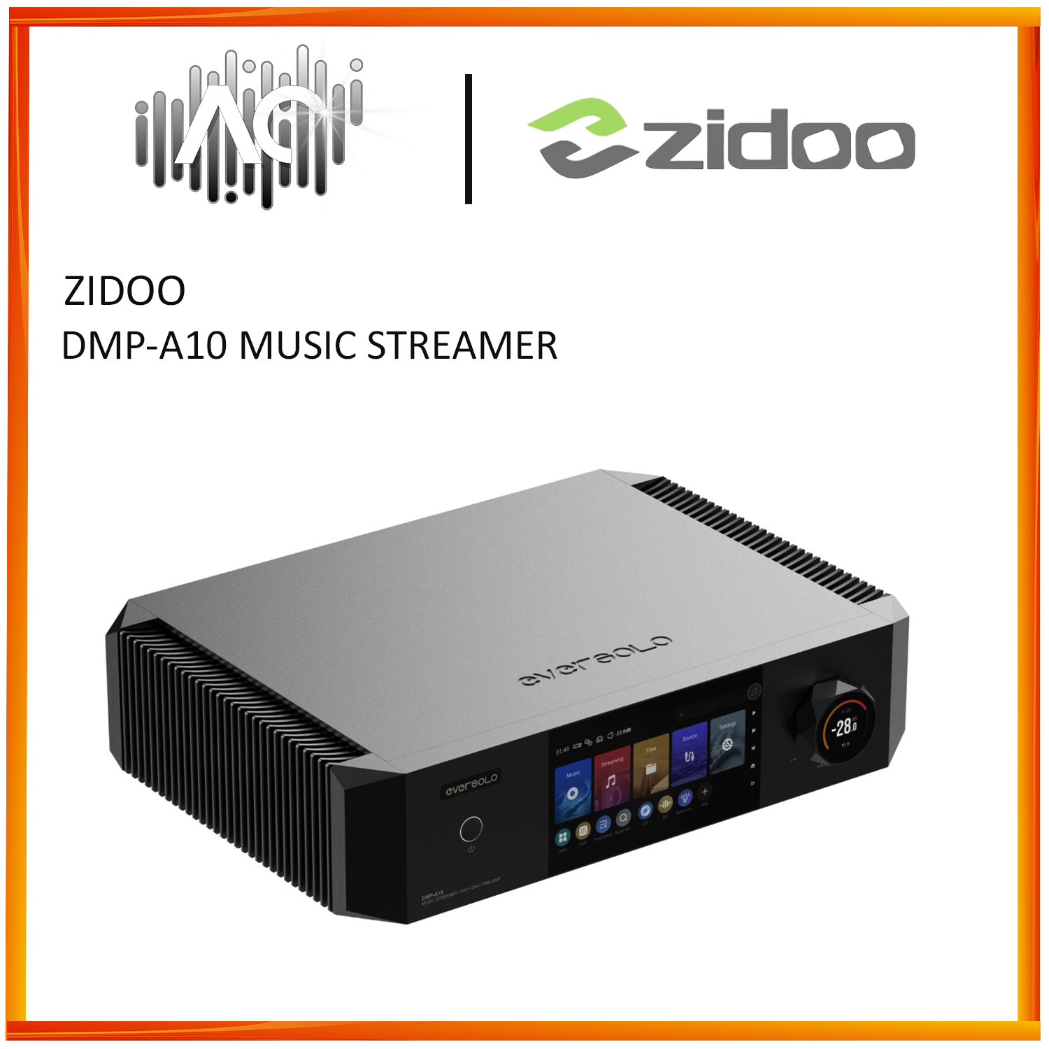 Zidoo Eversolo DMP-A10 Music Streamer (Black) | Shopee Malaysia