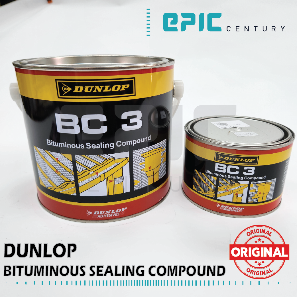 DUNLOP BC3 Bituminous Sealing Compound 500GRAM / 2.5KG | Shopee Malaysia