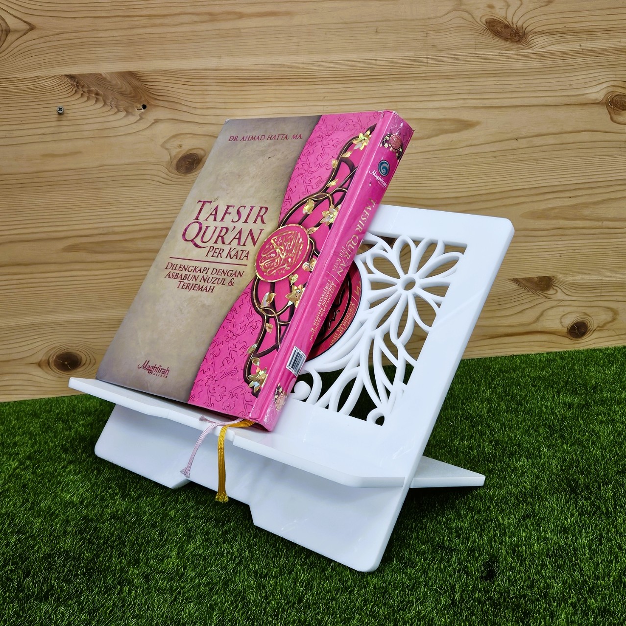Rehal Al-Quran Exclusive Percuma Engrave Nama Rehal Acrylic Rehal ...