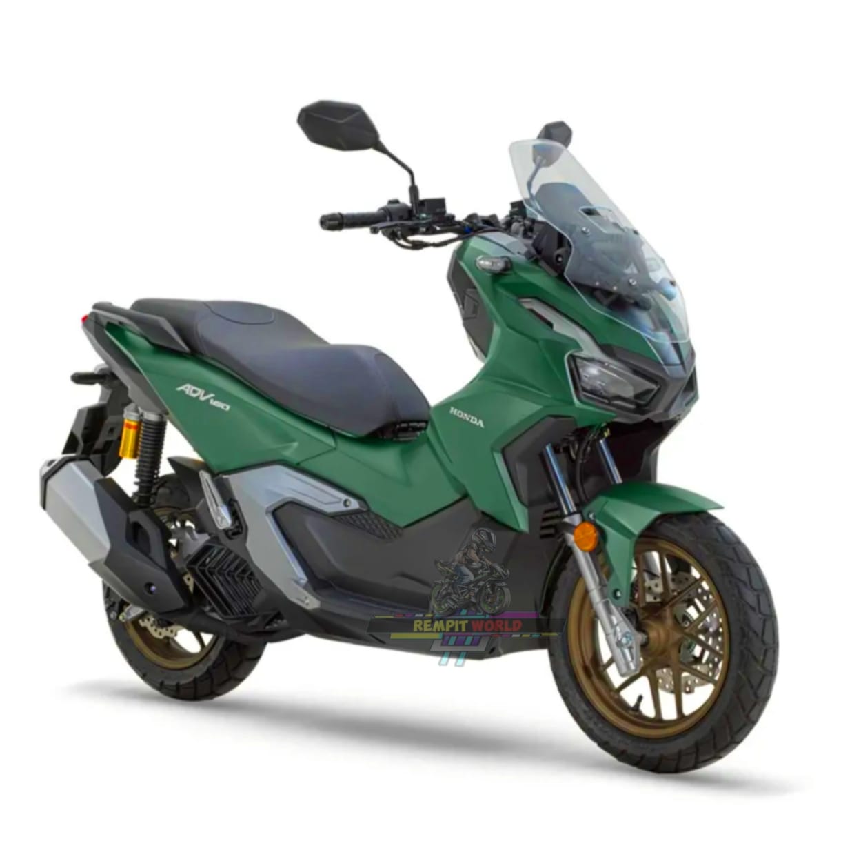 RCB ABSOBER HONDA ADV 395MM FLOW PRO SERIES BLACK GOLD ABSOBER ADV160 ...