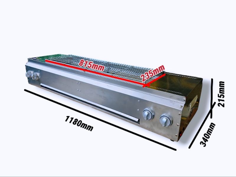 Ready Stock Commercial Electric Big Size Barbeque Grill Machine BBQ ...