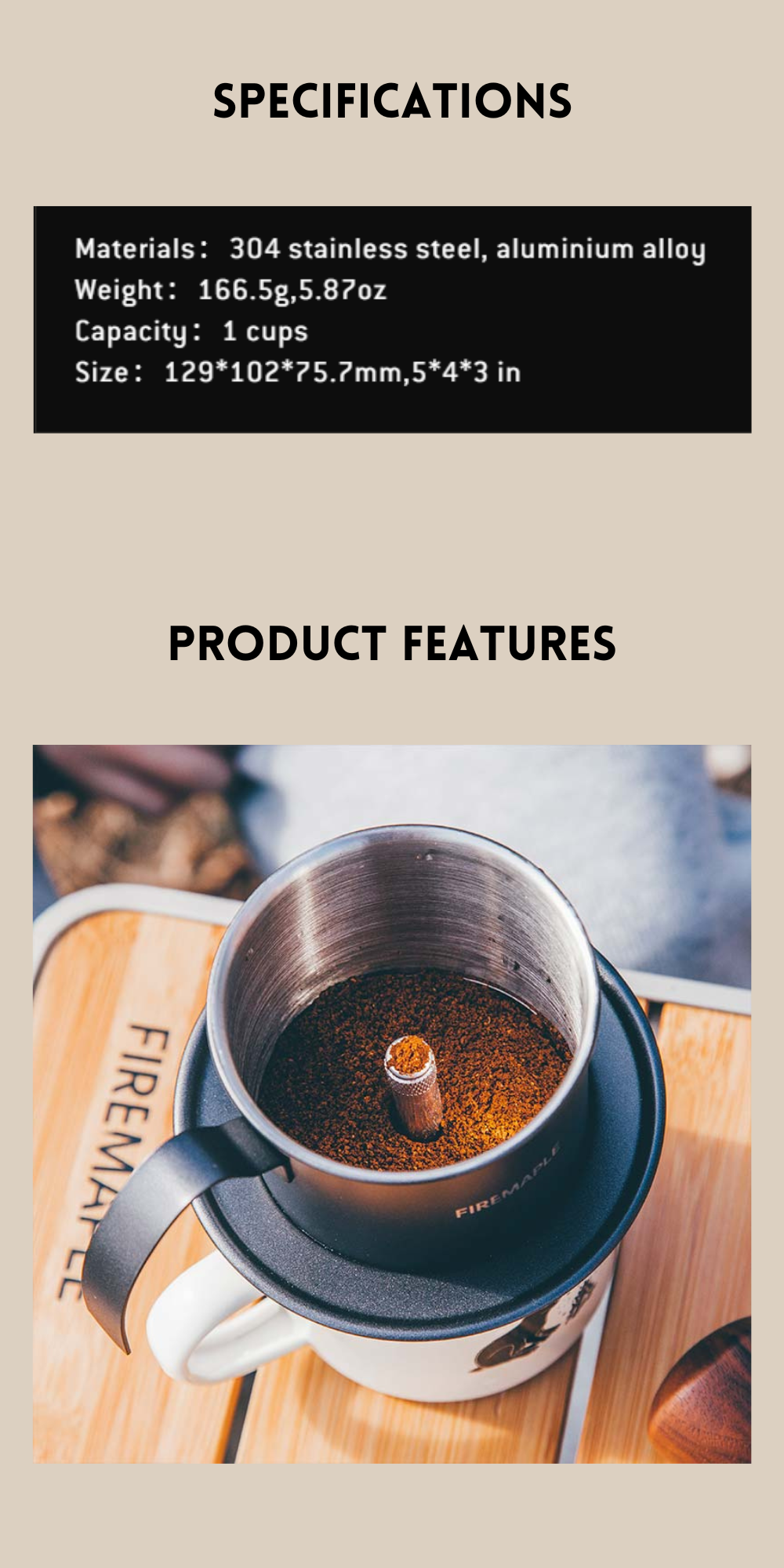 Firemaple Orca Vietnamese Coffee Maker | Shopee Malaysia
