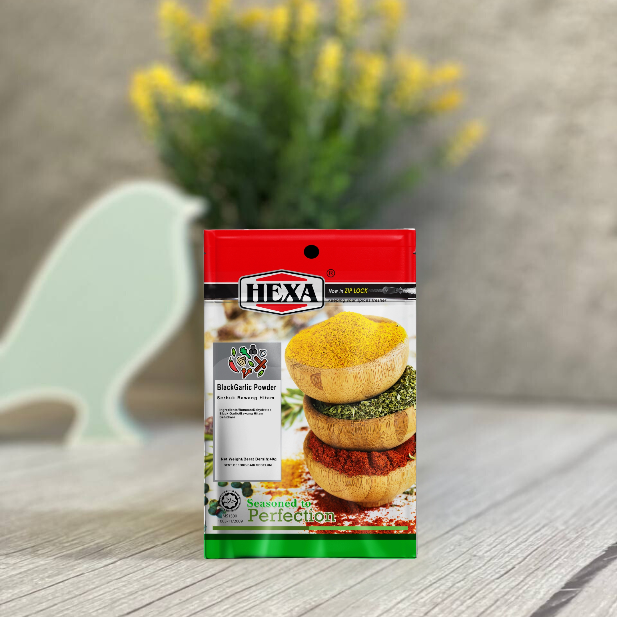 HEXA HALAL Black Garlic Powder 40g | Shopee Malaysia