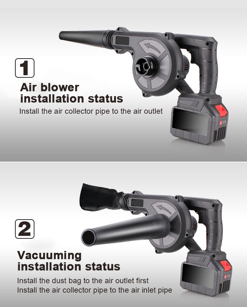 998Vf Portable Cordless Air Blower Rechargeable Electric Blower ...