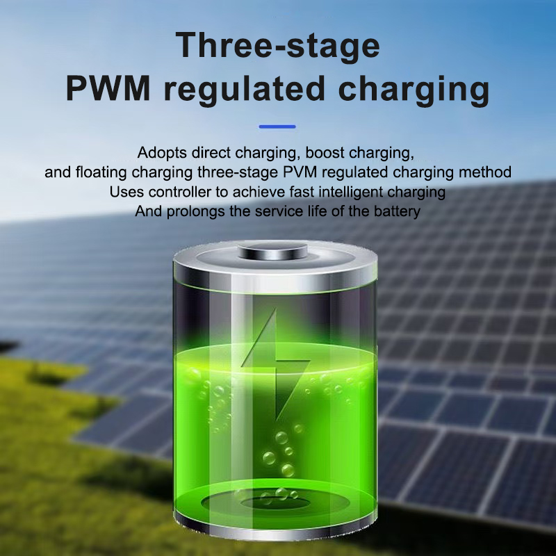 PMW Solar Charge Controller 30A Solar Panel Controller LCD Display Dual ...