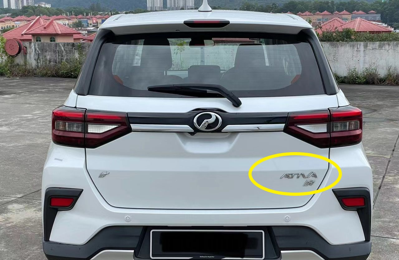 PERODUA ATIVA EMBLEM LOGO - (ABS) | Shopee Malaysia