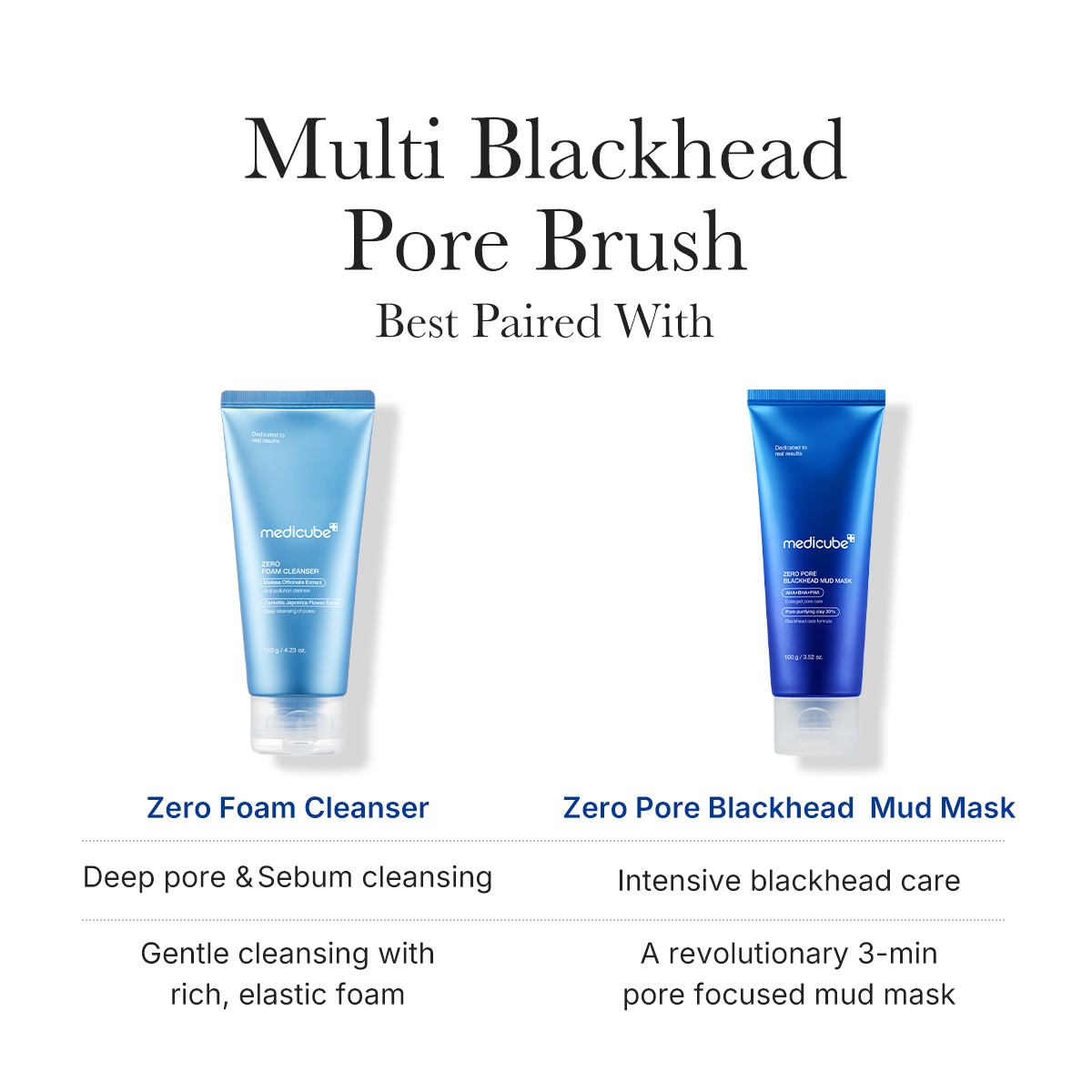[medicube official] Multi Blackhead Pore Brush | 4 in 1 | Deep Pore ...