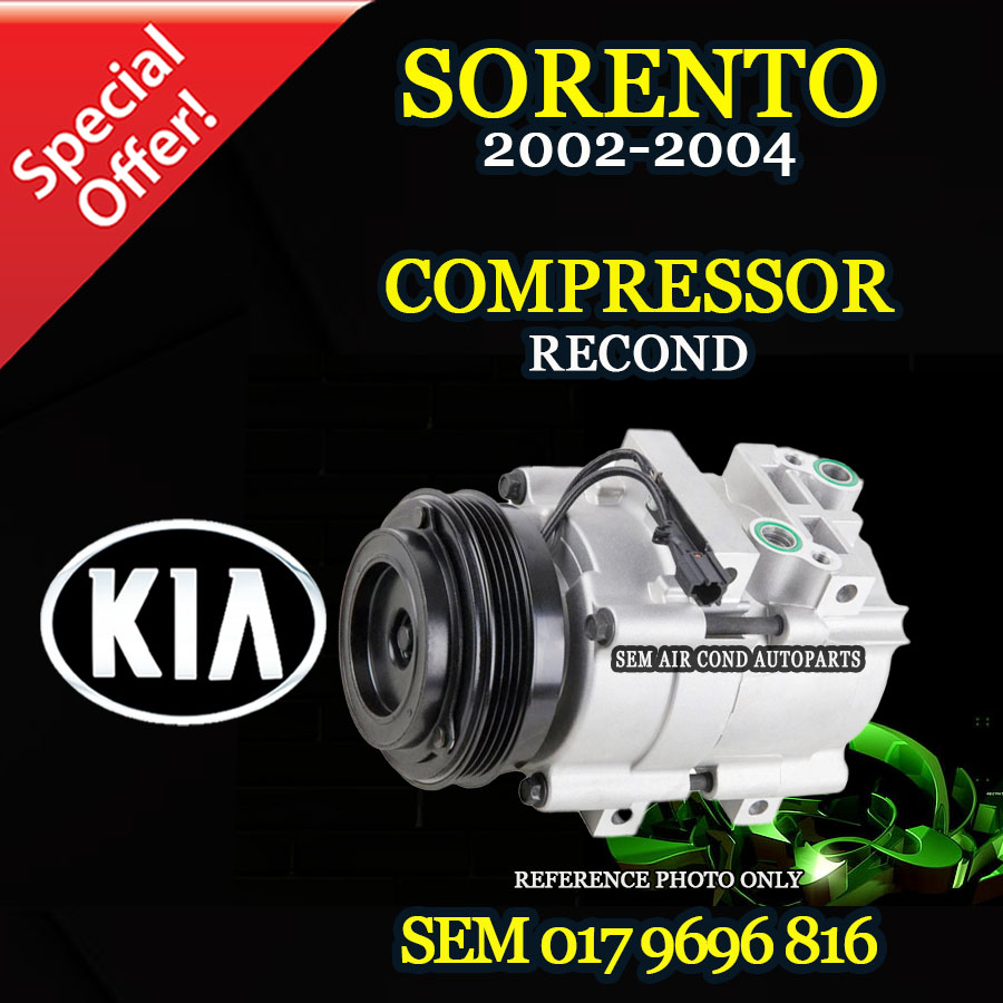 KIA SORENTO 2002-2004 YEAR RECOND COMPRESSOR/ KOMPRESOR (CAR AIRCOND ...