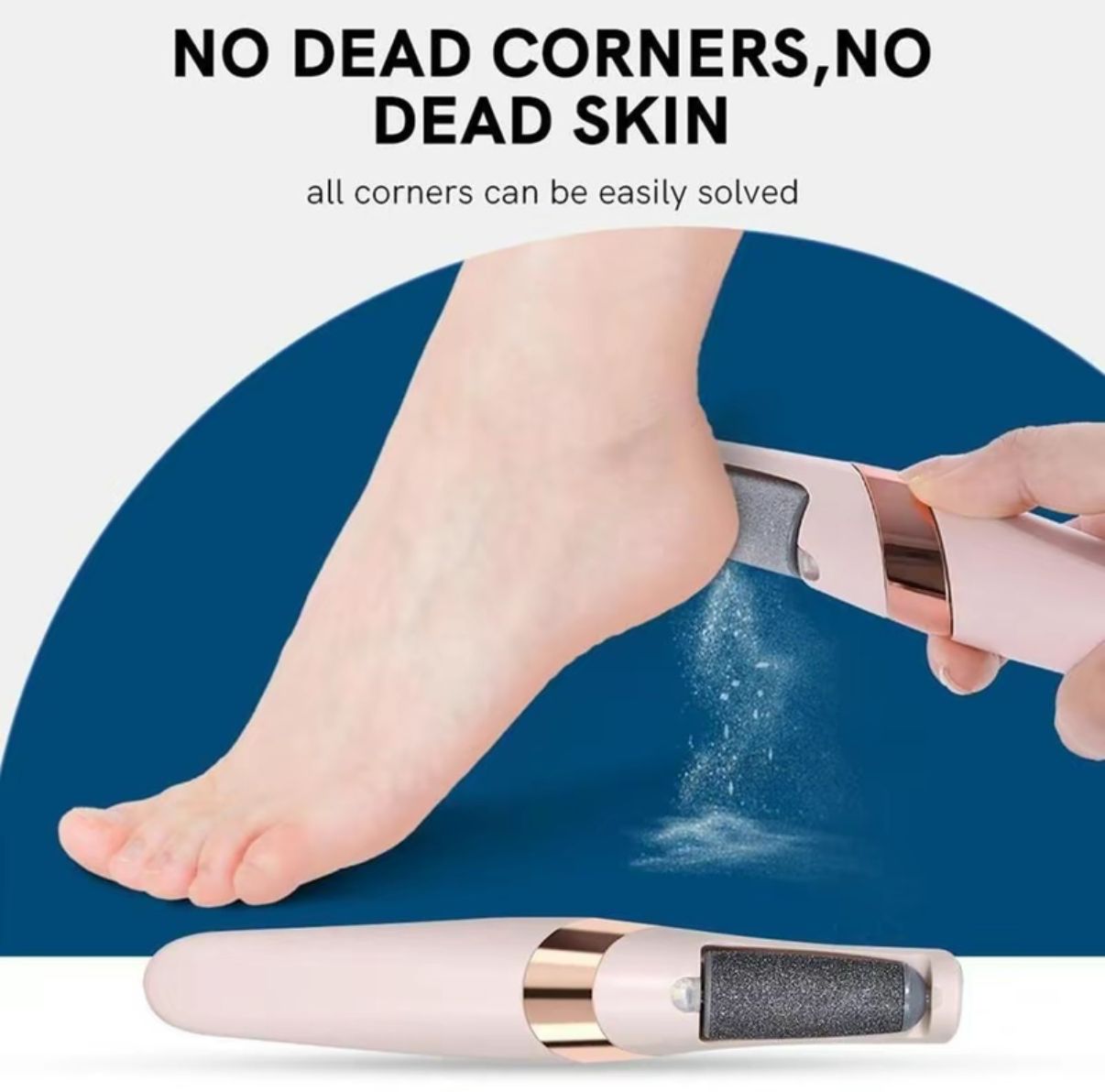 Electric Foot Grinder Automatic Foot Callus Rubbing Pedicure Dead Skin ...