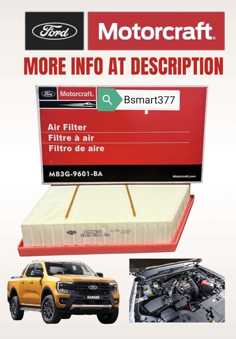 READY STOK Ford motorcraft enjine air filter ford ranger t9 2.0L diesel ...