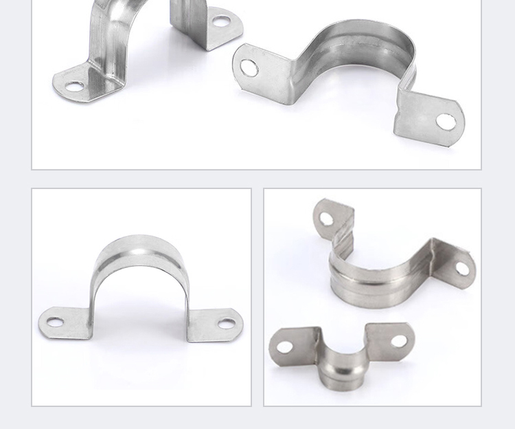 SUS304 Stainless steel U Clip SHAPED SADDLE PIPE CLIP CLAMP CLIP TUBE ...