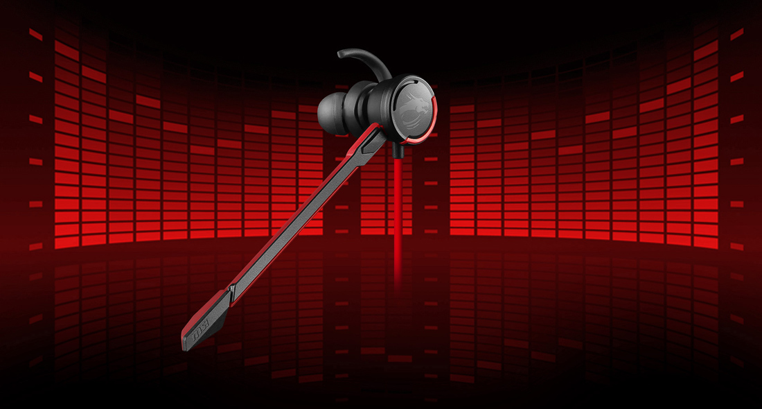 MSI IMMERSE GH10 In-Ear Gaming Earbuds | Shopee Malaysia