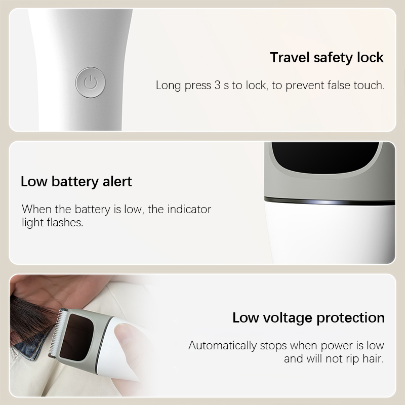 DOCO Electric Hair Clipper Clipper Ceramic Wear-Resistant Blade ...