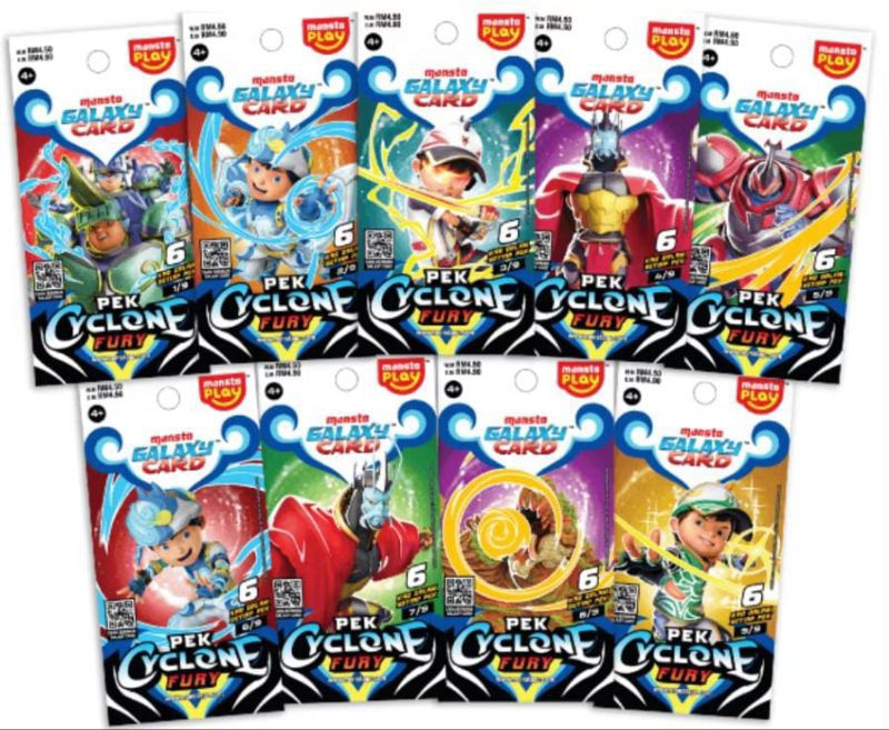 Monsta Galaxy Card, Pek Cyclone Fury (MGC) | Shopee Malaysia