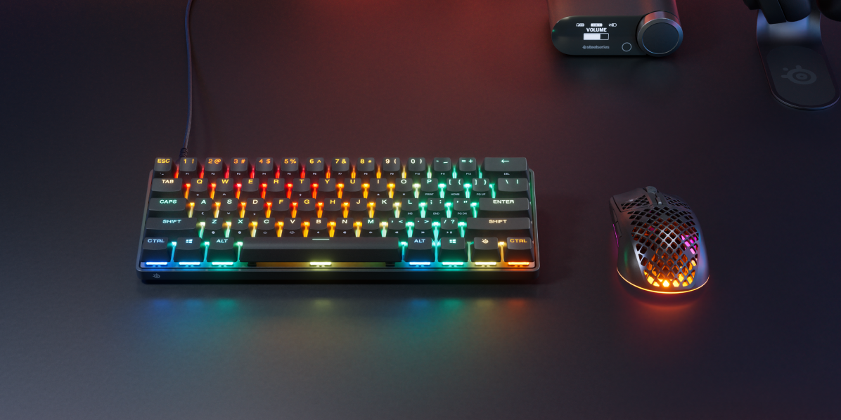 SteelSeries Apex Pro Mini Gen 3 RGB Omnipoint 3.0 Mechanical Gaming ...