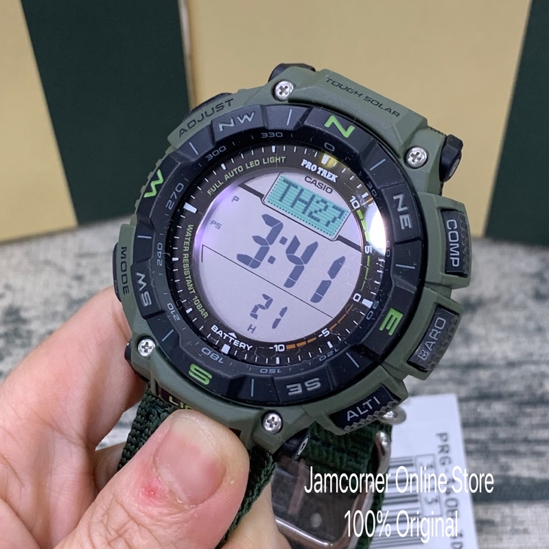 100% ORIGINAL CASIO PROTREK PRG-340L-5/PRG-340B-3 made with bio-based ...